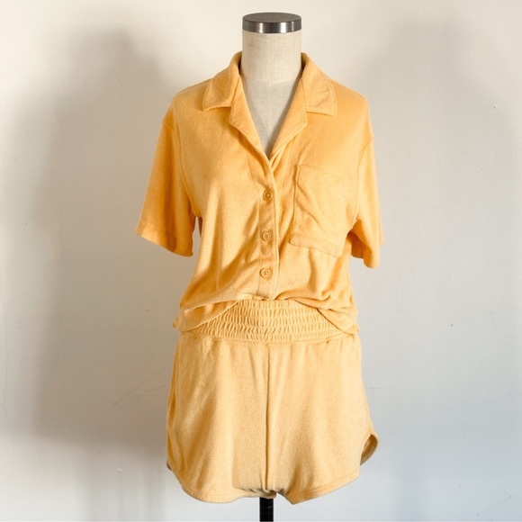 Abercrombie & Fitch | Pants & Jumpsuits | Abercrombie Fitch Yellow ...